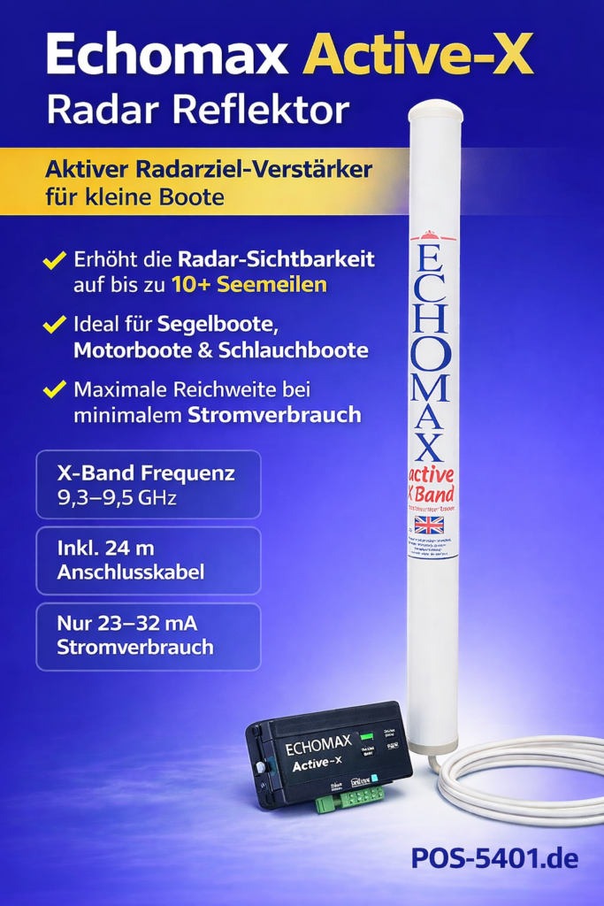 Echomax Active-X Radar Reflektor – Aktiver Radarziel-Verstärker - POS-5401